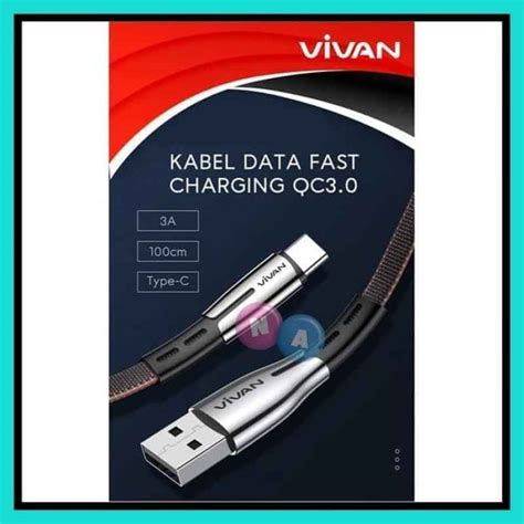 Promo Ns Kabel Type C A Fast Charging Vivan Kabel Data Type C Tk C Diskon Di Seller