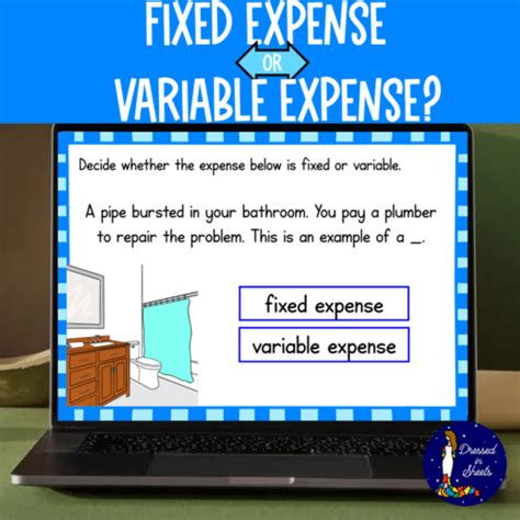 Fixed Expenses Or Variable Expenses BOOM Cards Made By Teachers