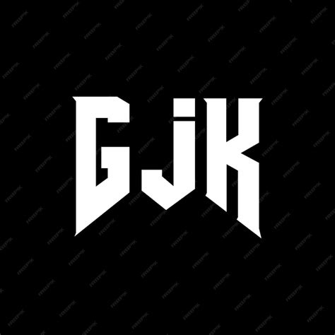 Premium Vector Gjk Letter Logo Design For Technology Company Gjk Logo