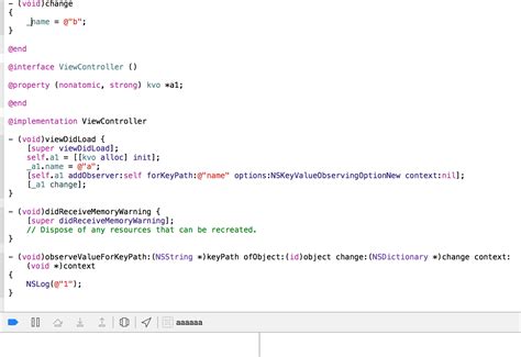 Ios Difference Between Selfvariable And Variableabout Kvo Stack Overflow