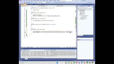 how to pass javascript in web view c youtube