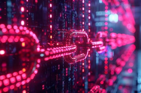 Premium Photo Blockchain Technology Illustration Created With Generative Ai