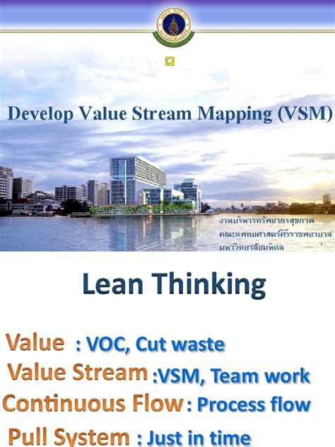 Develop Value Stream Mapping Vsm Pdf