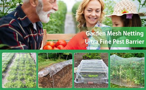 Garden Mesh Netting 3x6m Ultra Fine Mesh Protection Butterfly Bird Net