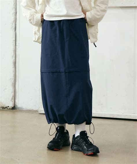 걸스카우트 스티치 스커트 블루 섀도우