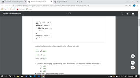 Solved Course CS Hu Programmit X Problem Sel Chegg