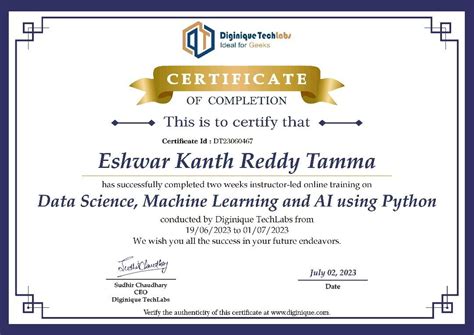 Diginiquetechlabs Python Ai Machinelearning Datascience Tamma