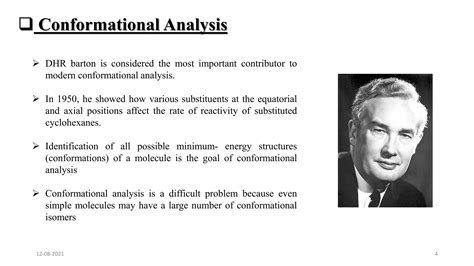 Conformational Analysis Alignment Of Molecules In 3d Qsar Pptx