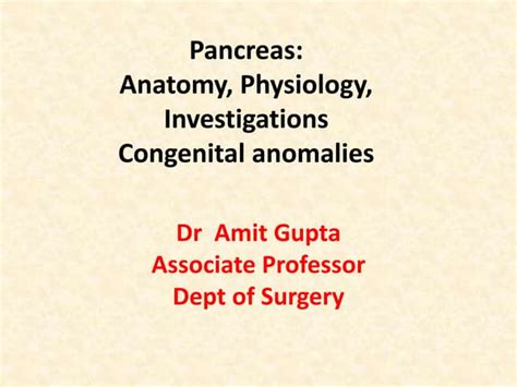 Ppt On Pancreas Ppt