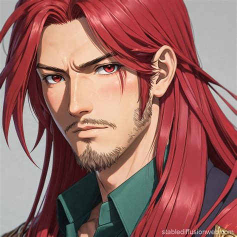 Scarred Red Headed Man Stable Diffusion Online