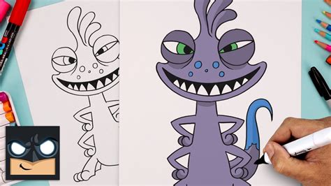 Monster Inc Randall Drawing Randall Monsters Inc Art Print
