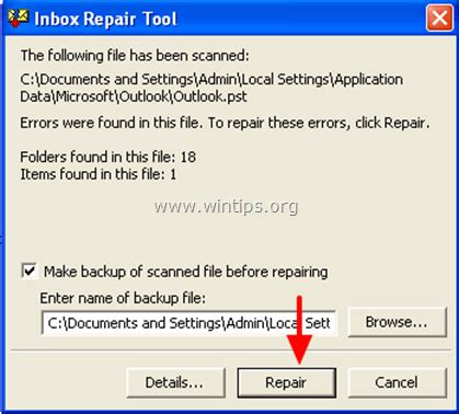 Microsoft Outlook Inbox Repair Tool Not Responding Holdencourt