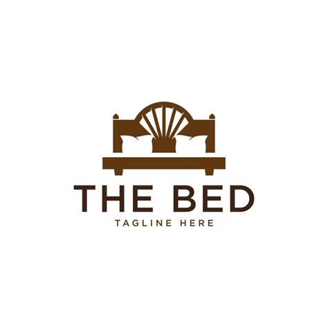 Premium Vector Bed Logo Template Vector Illustration
