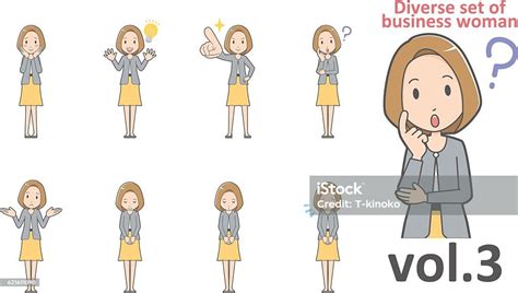 비즈니스 우먼의 다양한 세트 Eps10 벡터 포맷 Vol3 경영자에 대한 스톡 벡터 아트 및 기타 이미지 경영자 교사 교육