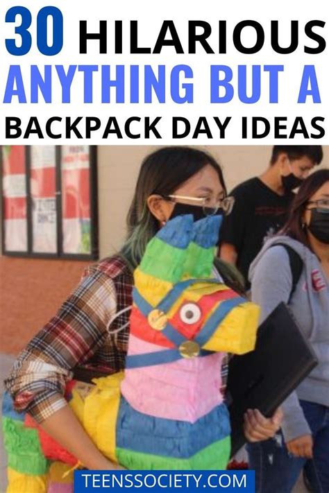 Anything But A Backpack Day Ideas Artofit