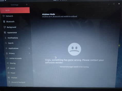 Suddenly Stopped Connection In Ubuntu 20 04 The Settings Tabs Are Very Slow And Not Opening