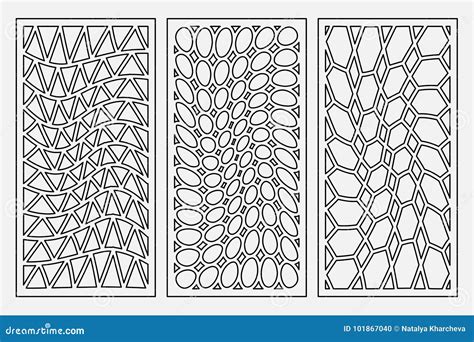 Laser Cut Decorative Vector Panel Set Jali Design Cnc Decor Interior Design Islamic Arabic