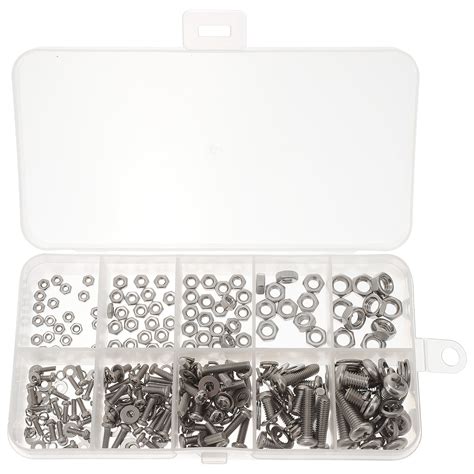 Nuolux Bolts Nuts Assortment Kit Bolt Nut Assorted Washer Washers