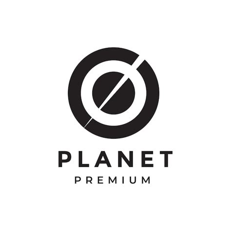 Premium Vector Planet Logo Design Vector Illustration