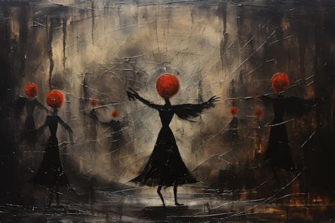 Premium AI Image Enigmatic Shadow Dancers Weaving Illusions And Manipulating Darkness With