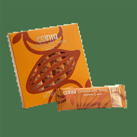 Csinta Chocolate Thins Sárgabarack 5db Csinta