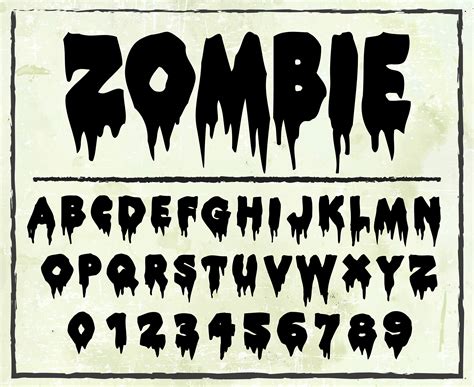 Free Printable Horror Fonts And Creepy Typefaces Printables For Everyone