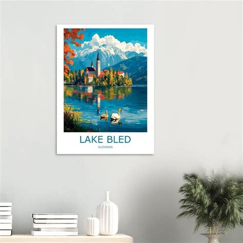 Lake Bled Travel Print Lake Bled Wall Art Lake Bled Poster Lake Bled T Art Lake Bled Wall