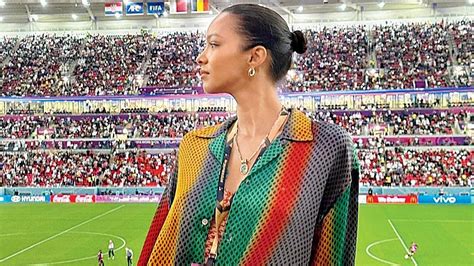 Model Lais Ribeiro Poses Topless To Cheer Brazil