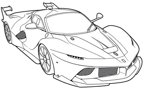 Car Coloring Pages Ferrari At Jenenge Blog