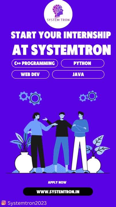Systemtron On Linkedin Internship Systemtron Internship2023