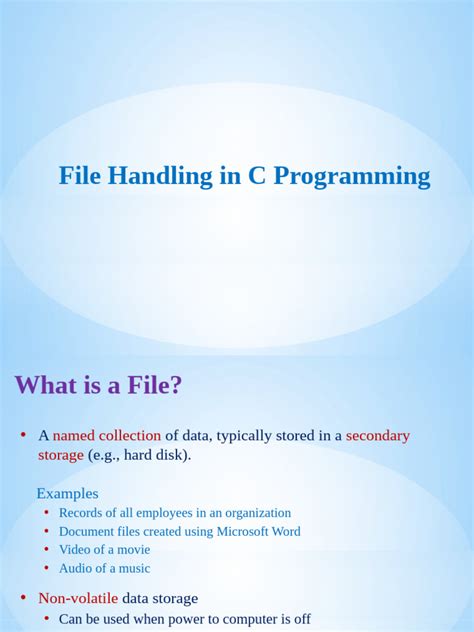14 File Handling In C Pdf Pointer Computer Programming Computer File