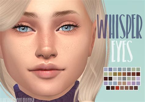 Whisper Eyes Sims 4 Cc Eyes Sims 4 The Sims 4 Skin