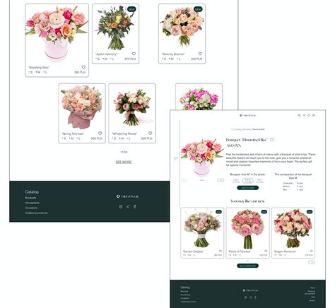 E Commerce Flower Shop Uiux On Behance