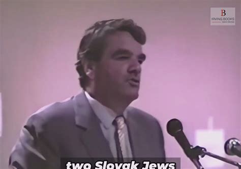 David Irving As He Scrutinizes The Origins And Credibility Of The Infamous Auschwitz Report