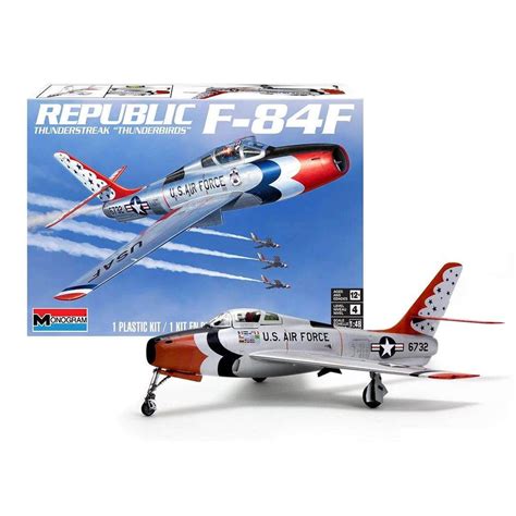 Aircraft Modelf 84f Thunderstreak Thunderbirds Monogram Scale