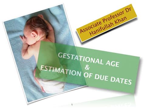 Gestational Age And Edd Pdf