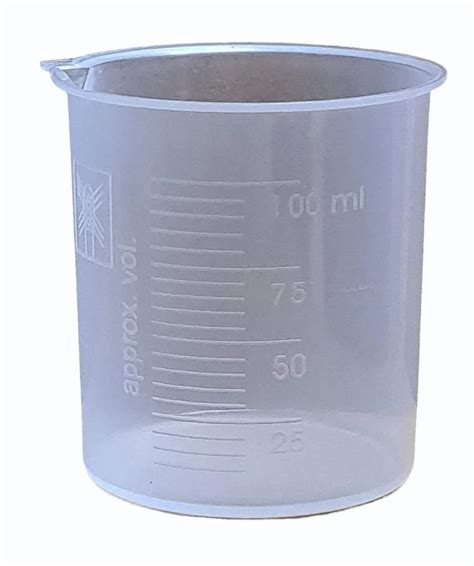 Plastic Polypropylene Beaker 100 Ml Latest Price Manufacturers