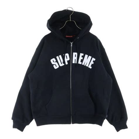 Supreme（シュプリーム） 24aw Arc Thermal Zip Up Hooded Sweatshirt 裏サーマル アーチロゴ刺繍