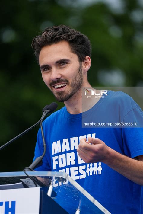 Washington Dc June 11 David Hogg Speaks During March For