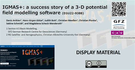 Egu22 Igmas A Success Story Of A 3 D Potential Field Modelling Software Igmas