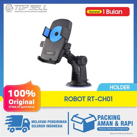 Jual Robot Rt Ch01 Rotation 360 Degree Holder Hp Mobil Android Iphone Garansi Resmi 1 Tahun