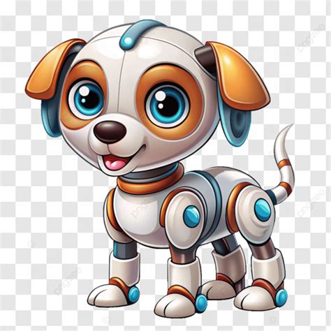 밝은 눈 클립 아트 일러스트와 함께 귀여운 만화 로봇 개 로봇 개 클립 아트 삽화 Png 일러스트 및 이미지 에 대한 무료 다운로드 Pngtree