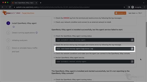 Install Openresty Xrays Agents On Ubuntu Via Deb Packages Openresty