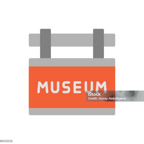 기호 박물관 아이콘 Ui 및 Ux 웹 사이트 또는 모바일 응용 프로그램에 대한 역사적 사물 아이콘의 간단한 색상 벡터 요소 개념에 대한 스톡 벡터 아트 및 기타 이미지