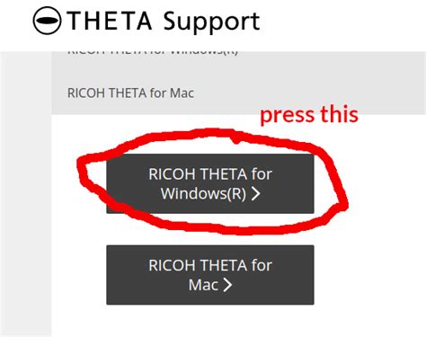 Windows Theta For Windows Desktop Viewer Link Camera Hardware And Software Camera 360 Developer