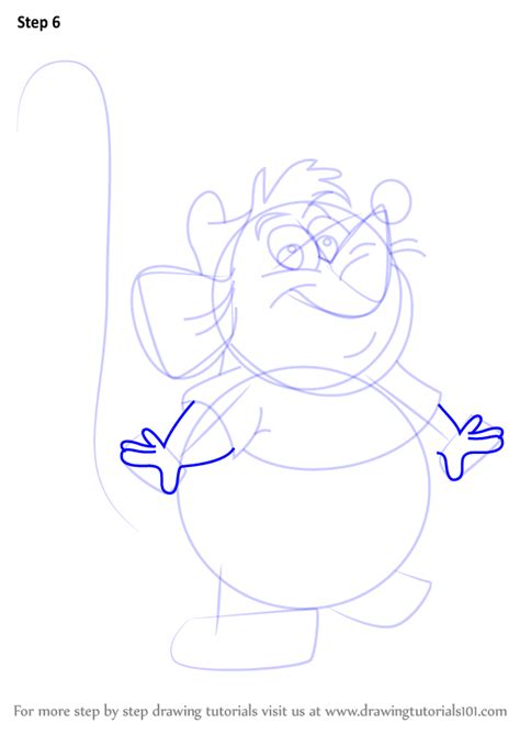 How To Draw Gus From Cinderella Cinderella Step By Step DrawingTutorials Com