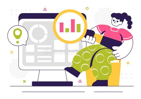 Erp Enterprise Resource Planning System Vector Illustration Featuring Business Integration