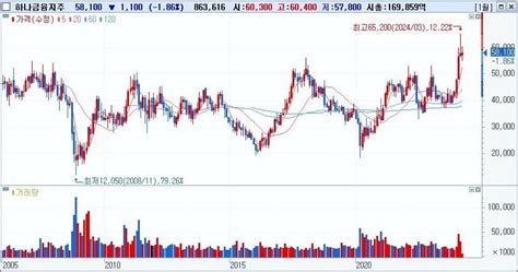 하나금융지주 주가 액면가 배당금 배당일 결산주기시가총액 거래량 재무제표하나금융그룹 지주회사하나은행 하나손해보험 하나카드