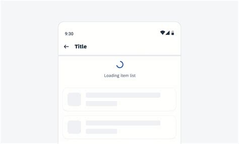 Progress Indicators Sap Fiori For Android Design Guidelines