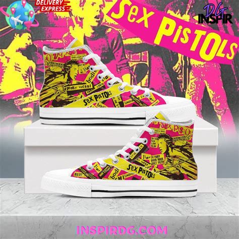 Sex Pistols Band Limited Edition Converse Canvas Shoes Inspirdg